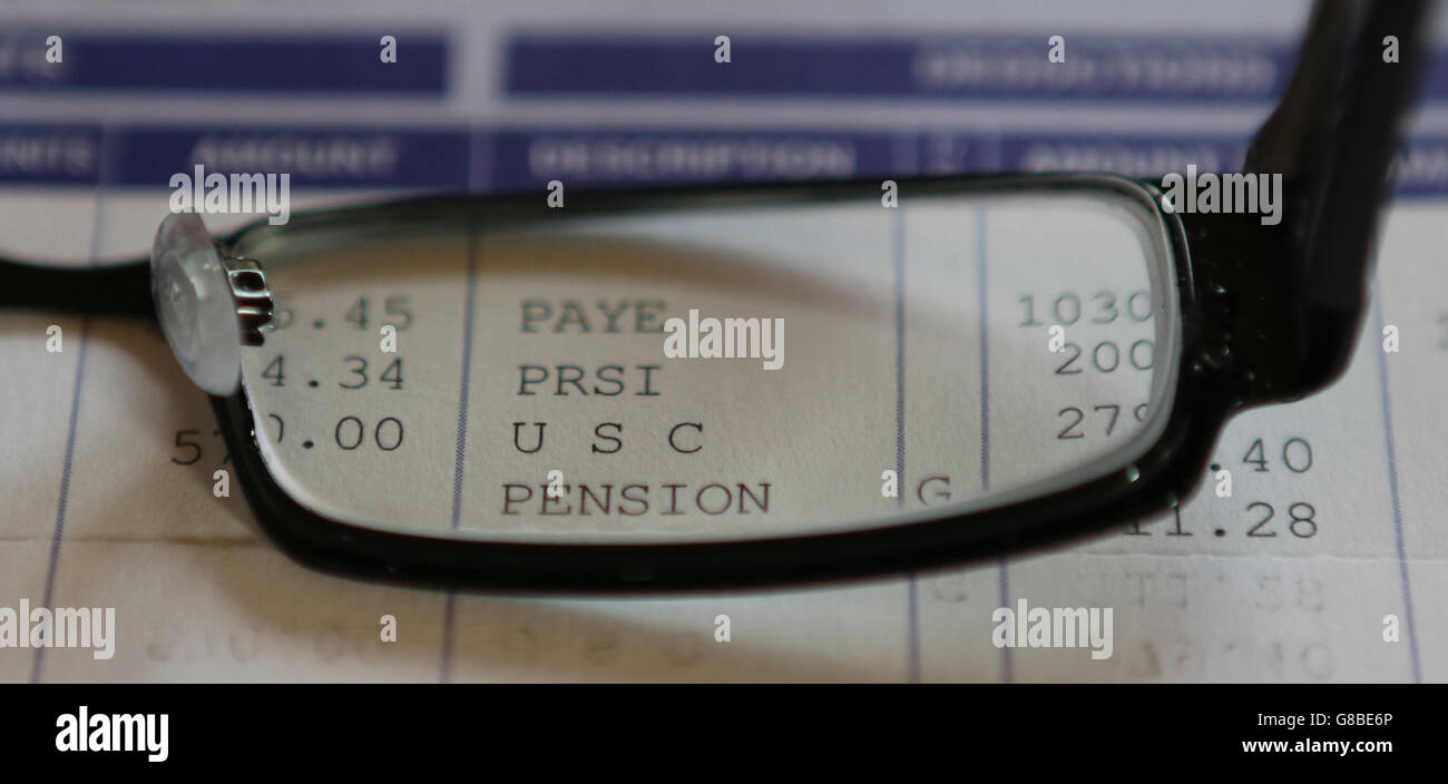 Irish budget 2016 Stock Photo - Alamy