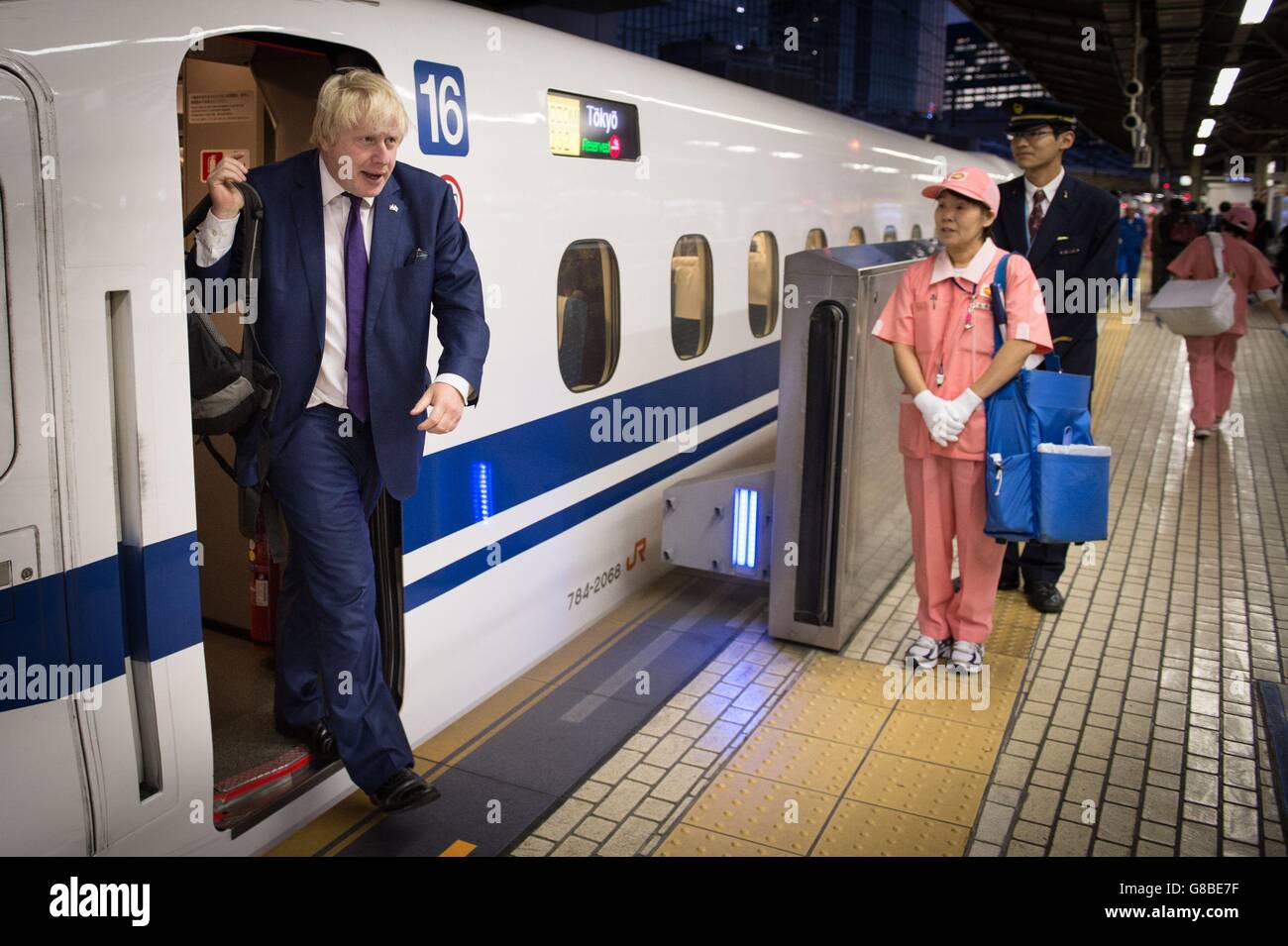 Boris Johnson visit to Japan - Day Two Stock Photo - Alamy
