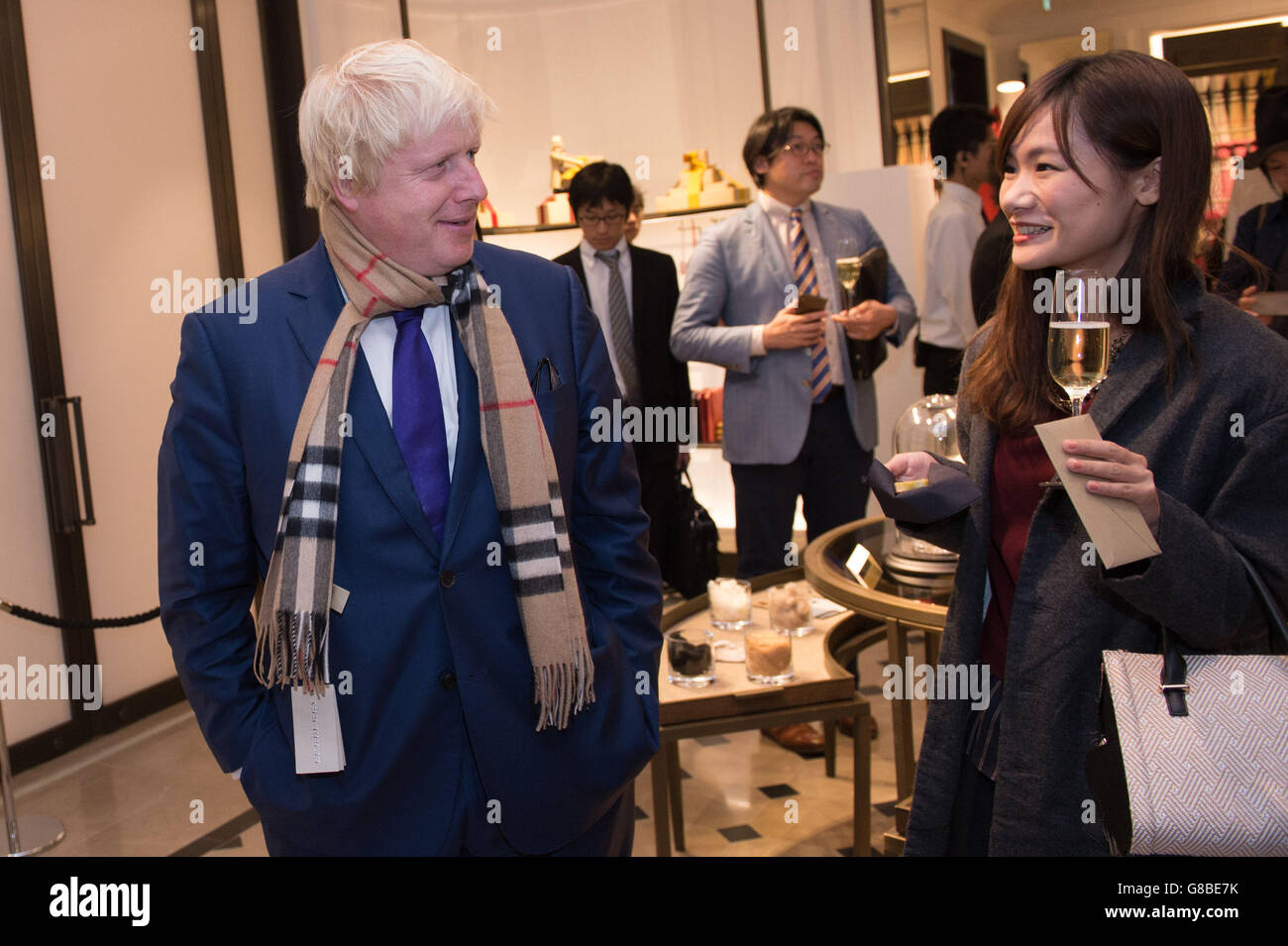 Boris Johnson visit to Japan - Day Two Stock Photo - Alamy