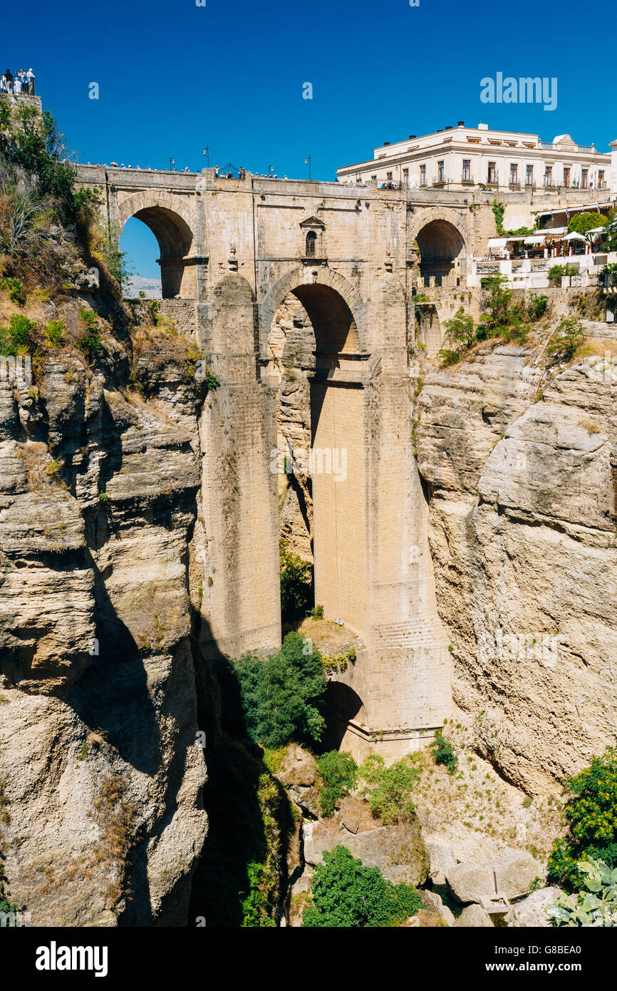The New Bridge or Puente Nuevo Is The 120-metre-deep Chasm That Carries ...