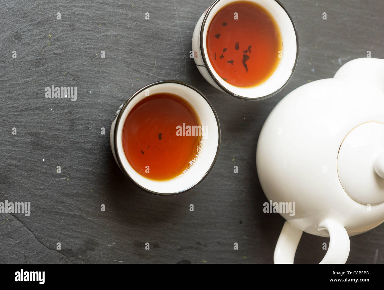 The Time of Tea Break Stock Photo - Alamy