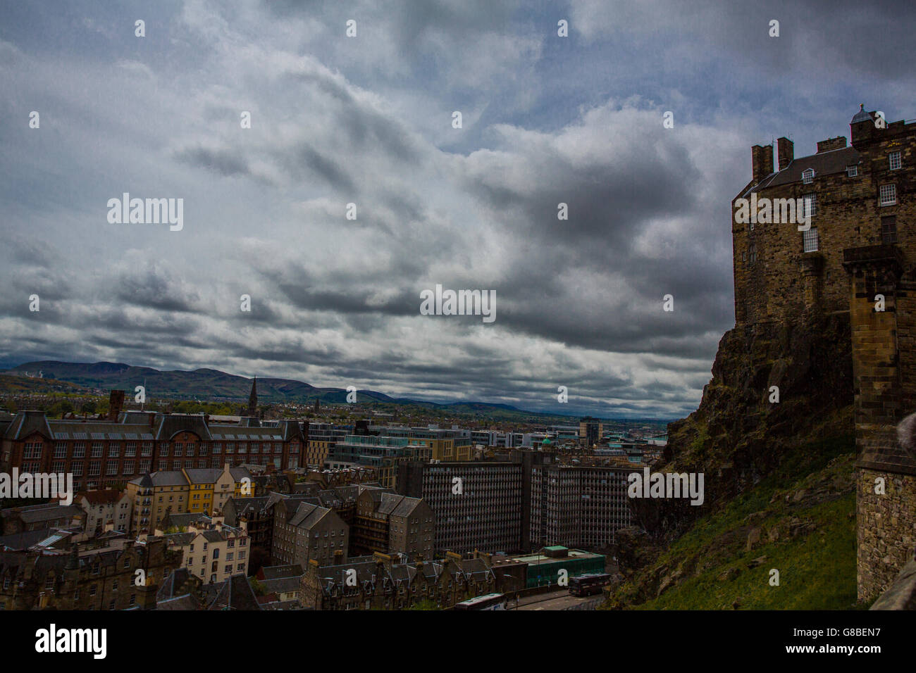 The View from Edinburgh Castle, Scotland Stock Photo - Alamy