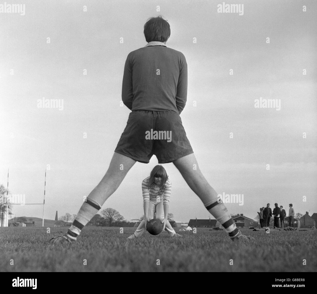 Female rugby Black and White Stock Photos & Images - Alamy