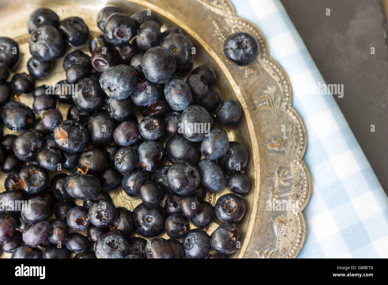 fresh ripe blueberries berries Stock Photo - Alamy