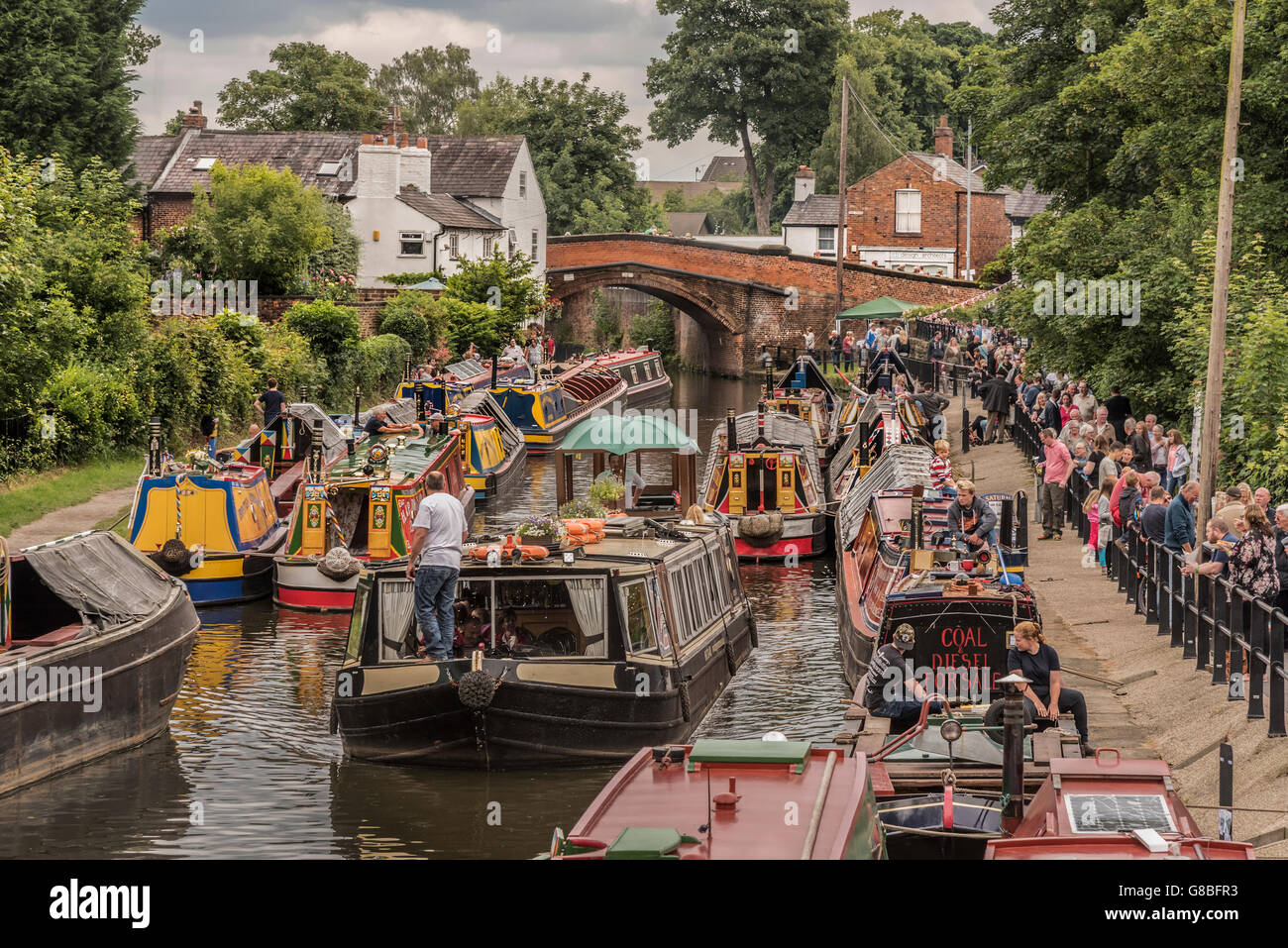 Vintage transport day at Lymm in Cheshire North West England. Parade of ...