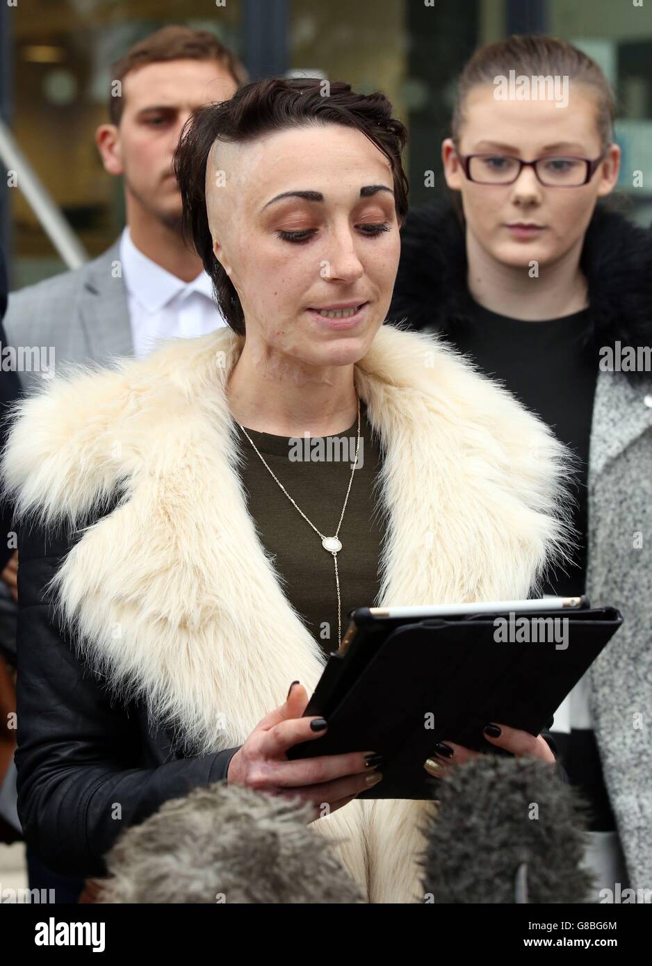 Acid attack court case Stock Photo - Alamy