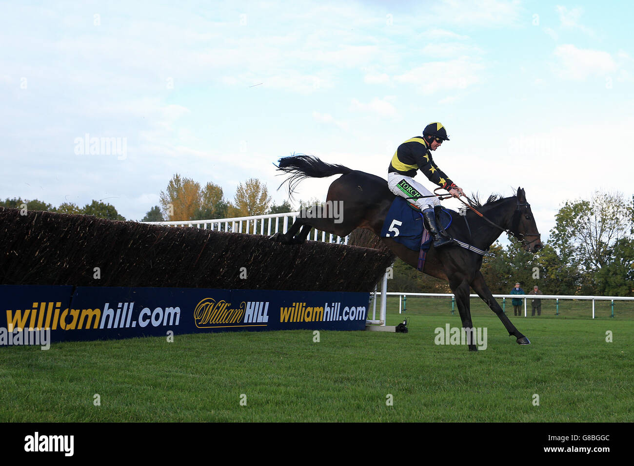 Jockey Robert Dunne on Vinnie The Fish during the Weatherbys Hamilton ...