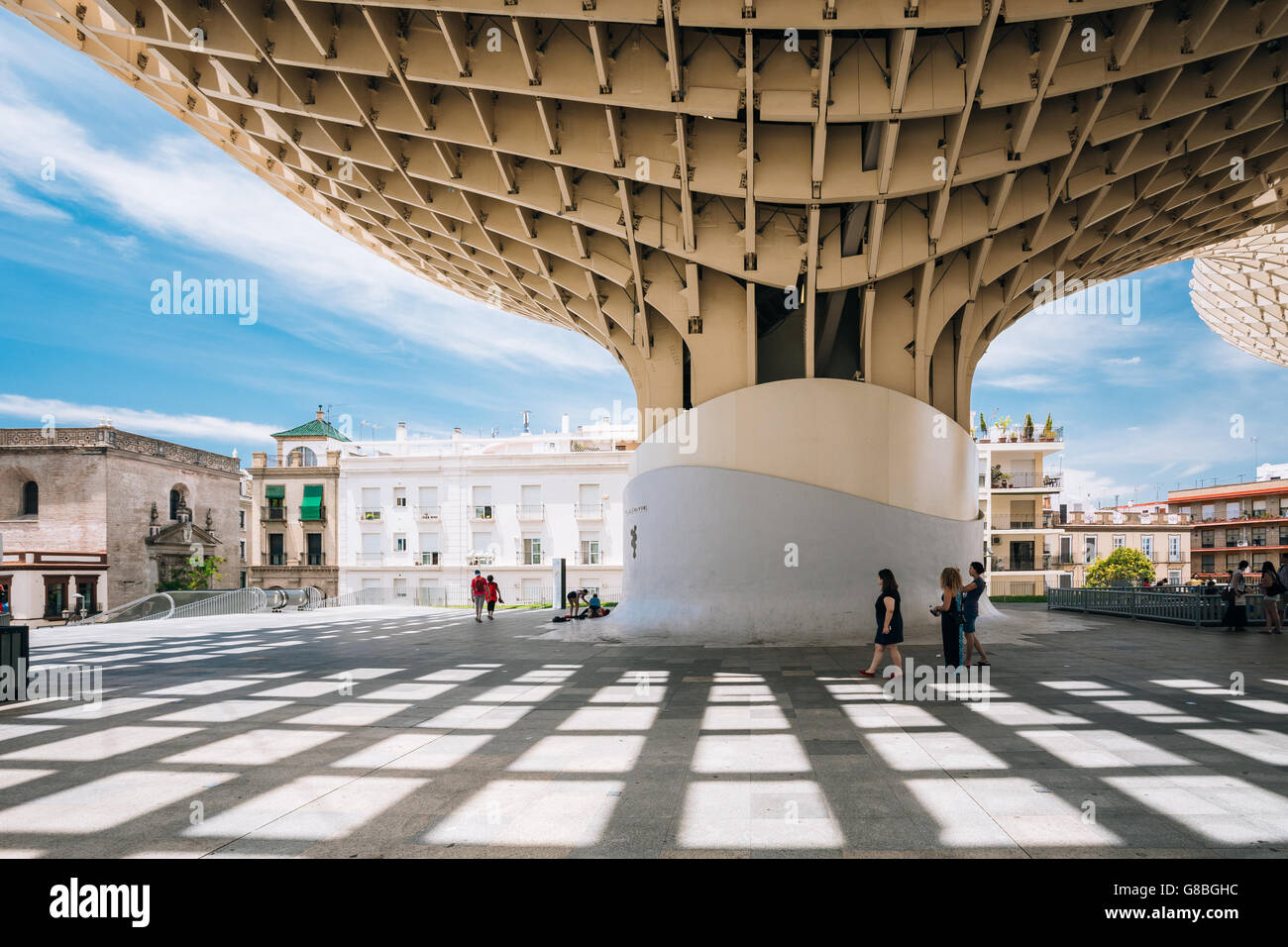Seville wooden structure hi-res stock photography and images - Alamy