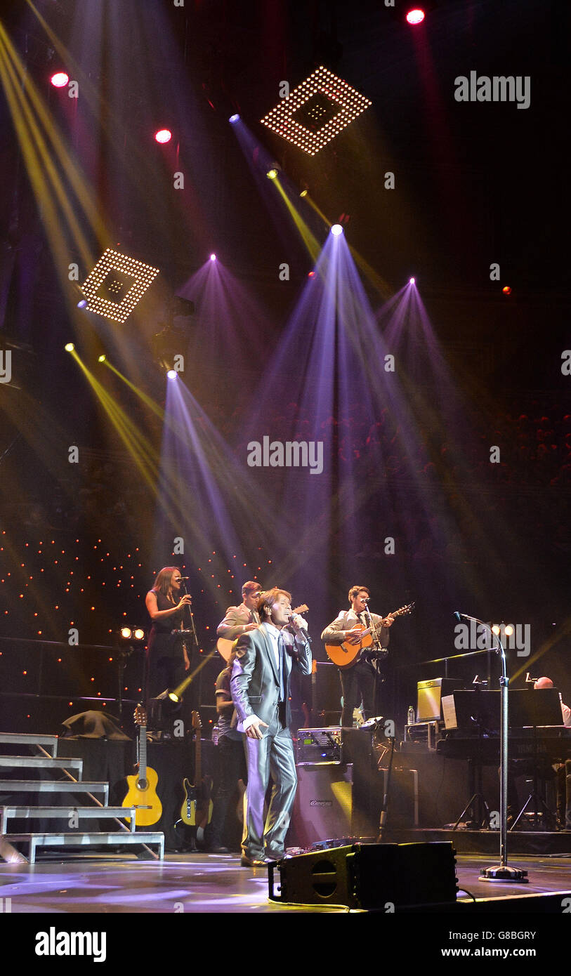 Sir Cliff Richard performs in concert at the Royal Albert Hall in ...