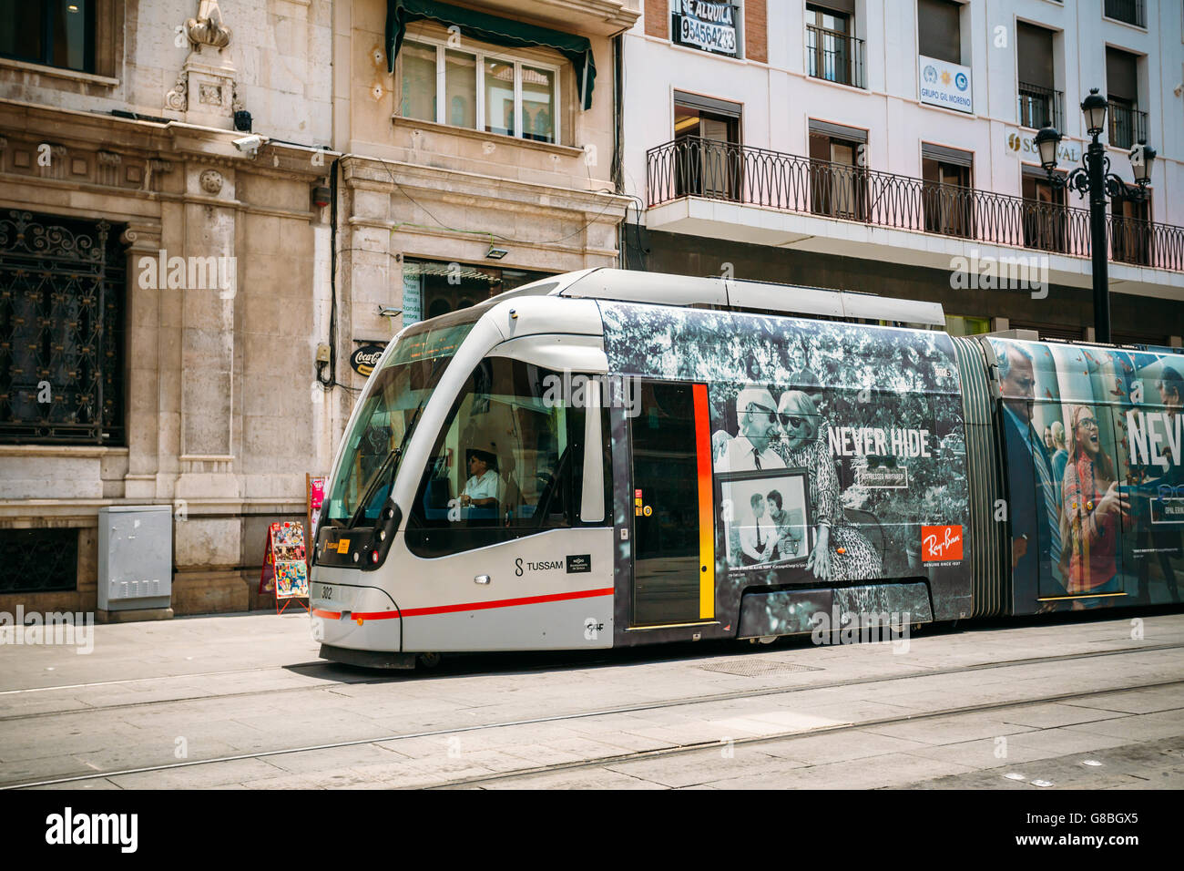 Tramway seville tramway hi-res stock photography and images - Alamy