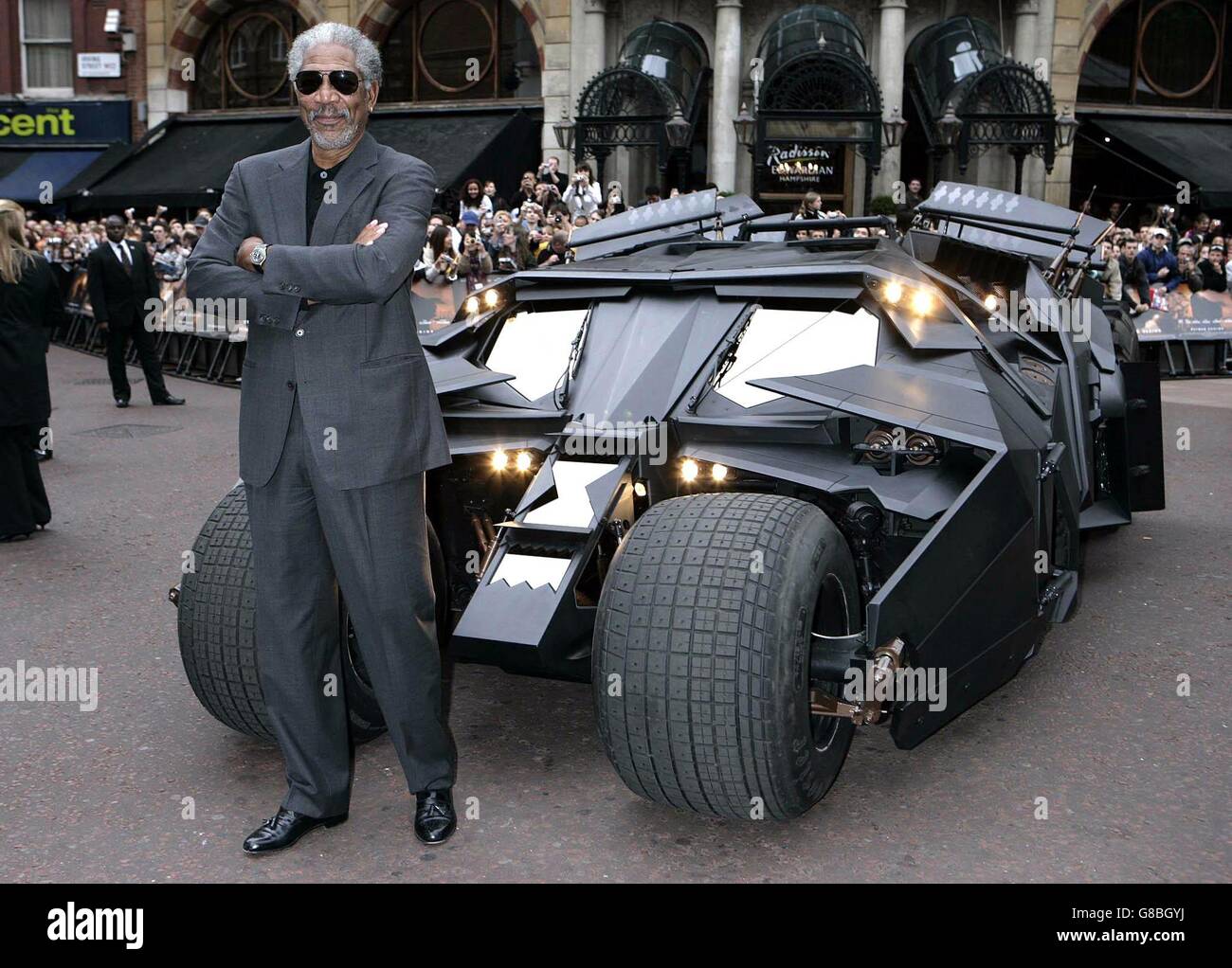 Batman Begins European Premiere - Odeon Leicester Square. Star of the ...