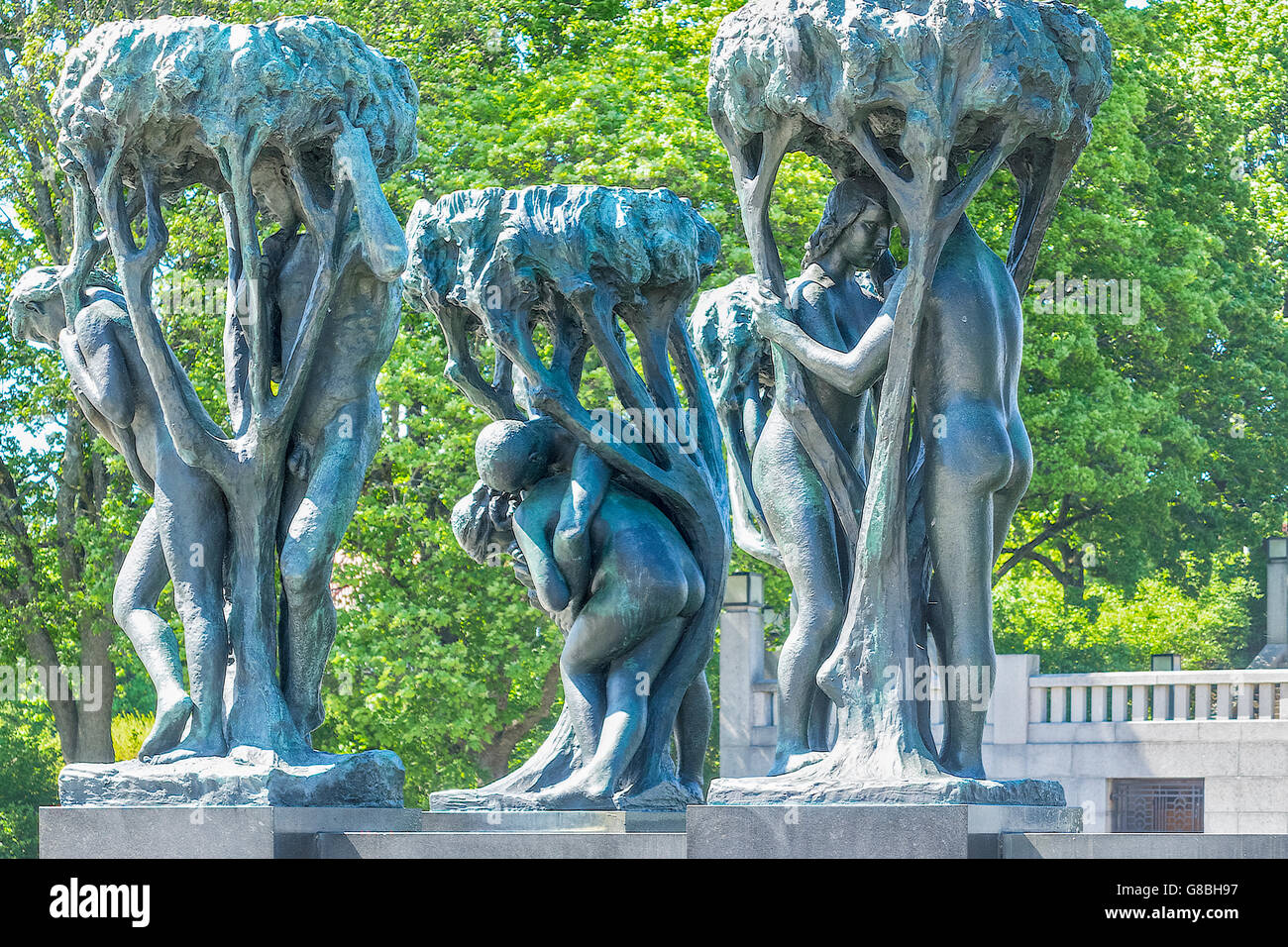 Gustav vigeland sculpture park hi-res stock photography and images - Alamy