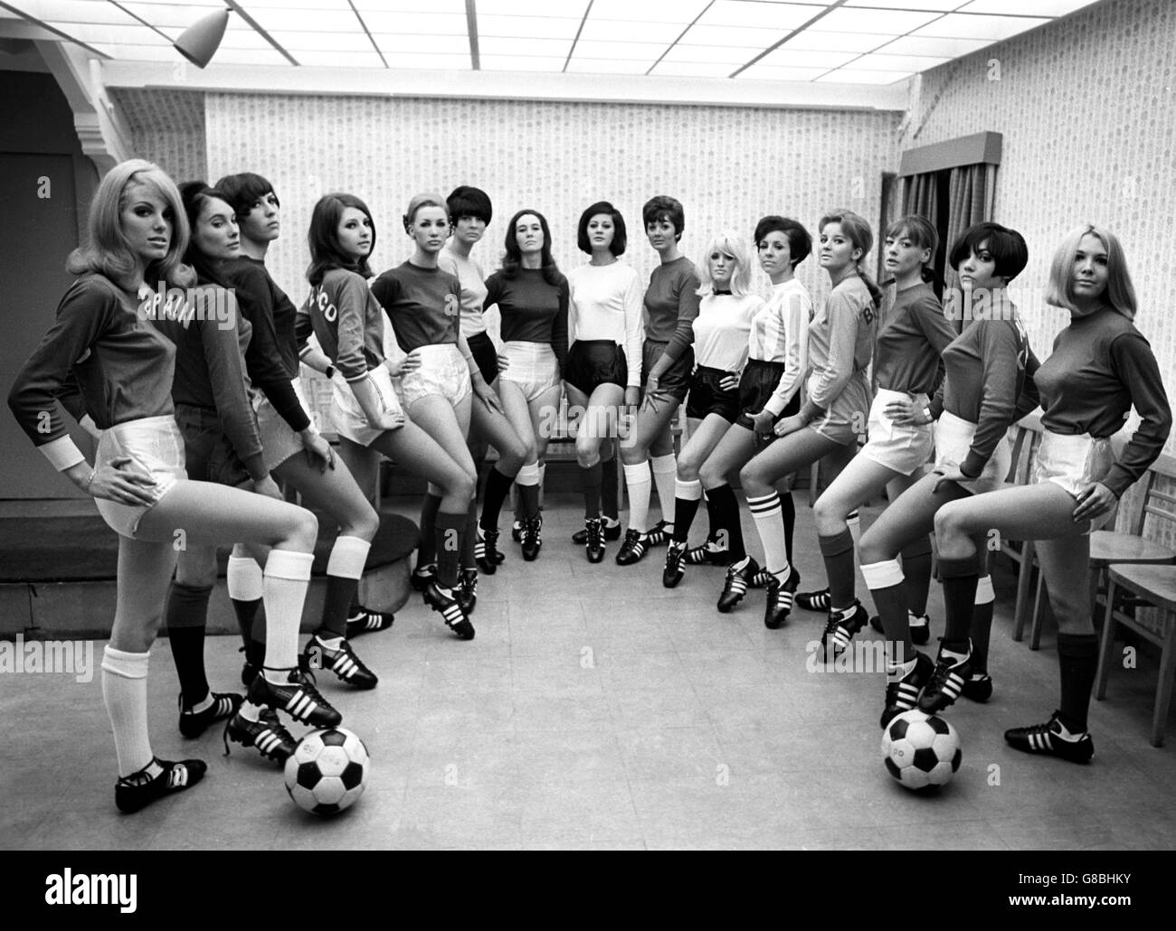 What will be worn on the football fields by World Cup players is shown ...