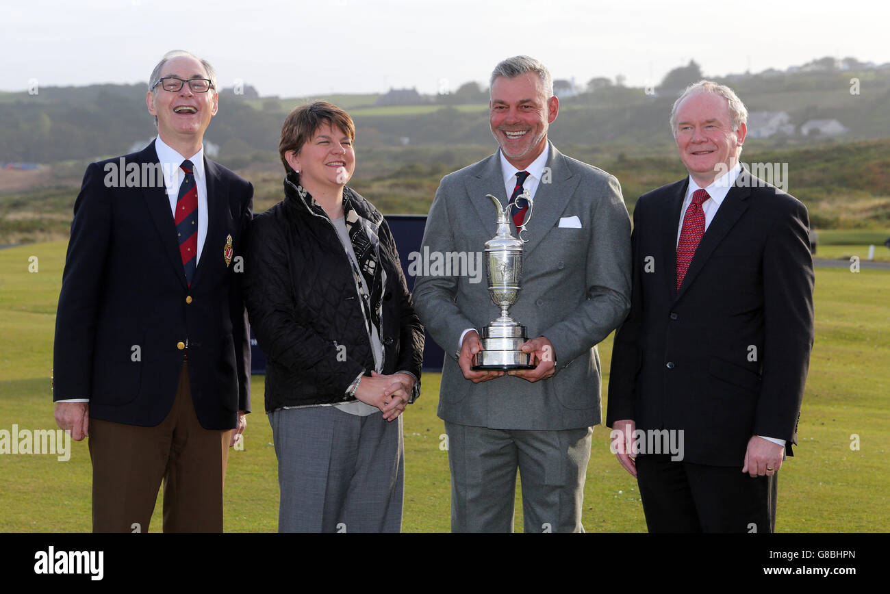 From left right royal portrush captain sir richard mclaughlin hi-res ...