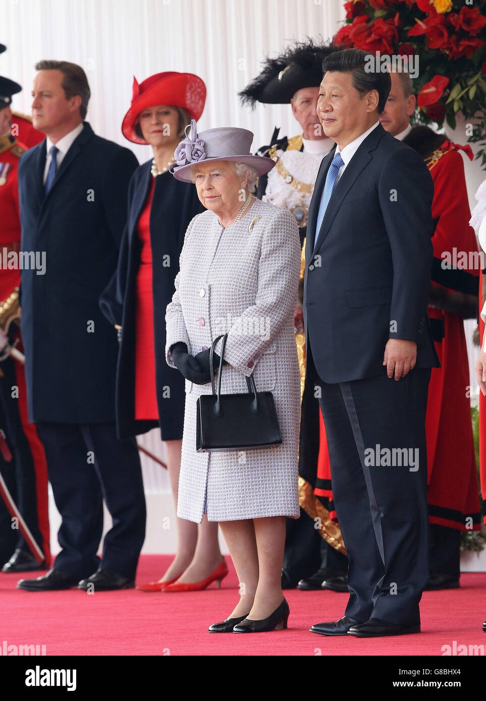 Chinese President state visit - Day One Stock Photo - Alamy