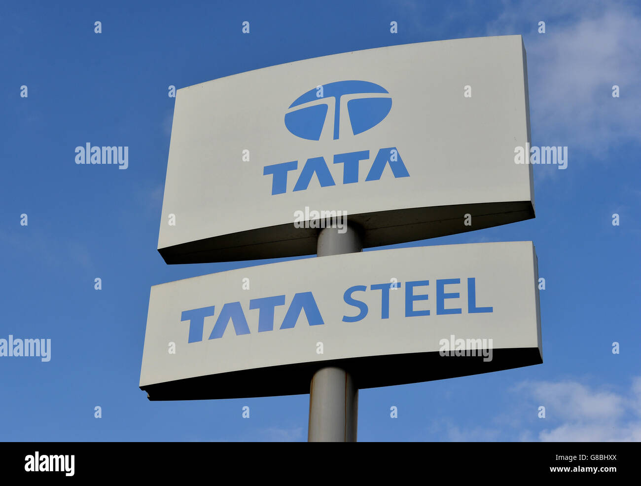 Tata steel sign hi-res stock photography and images - Alamy