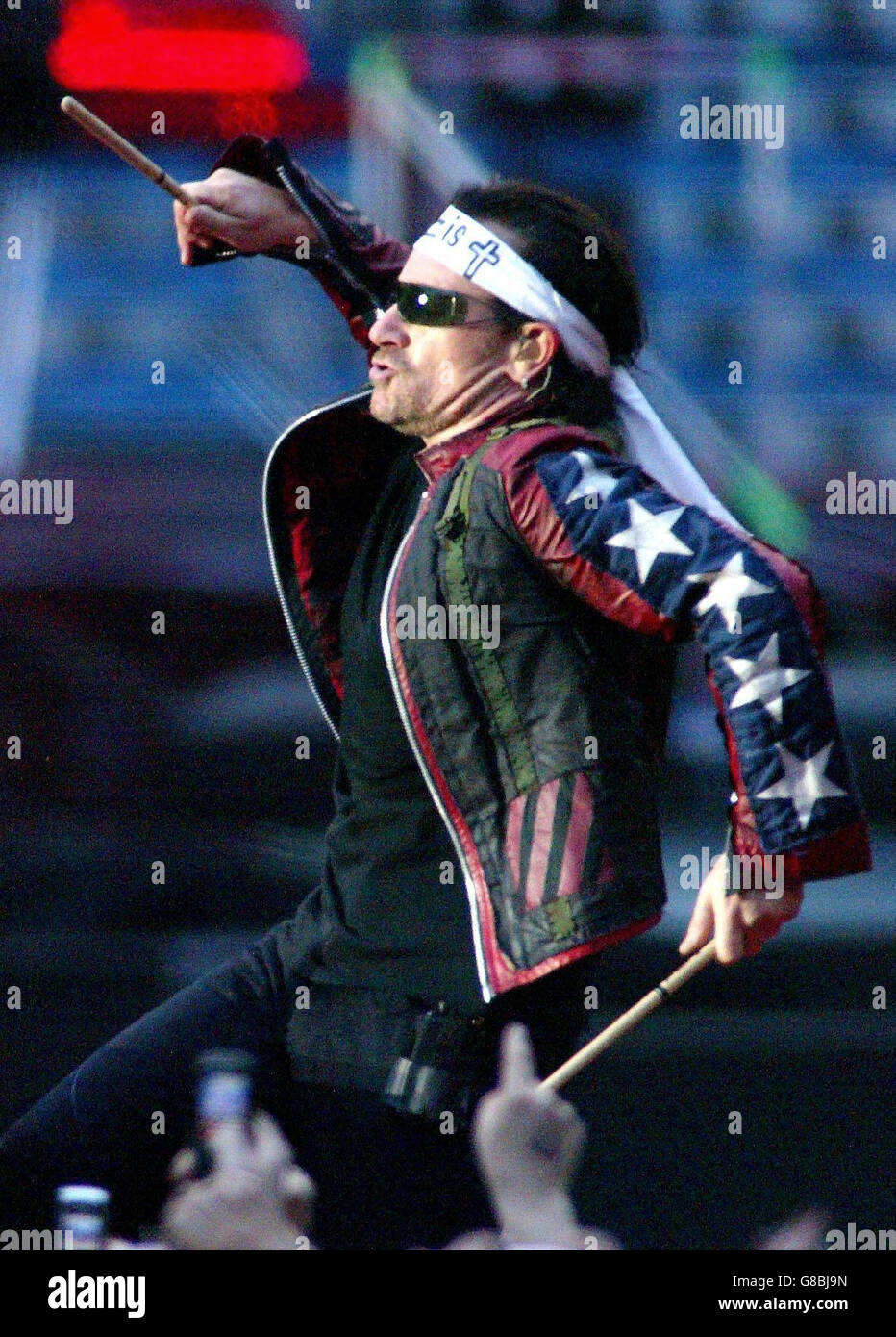 U2 in Concert - City of Manchester Stadium Stock Photo - Alamy