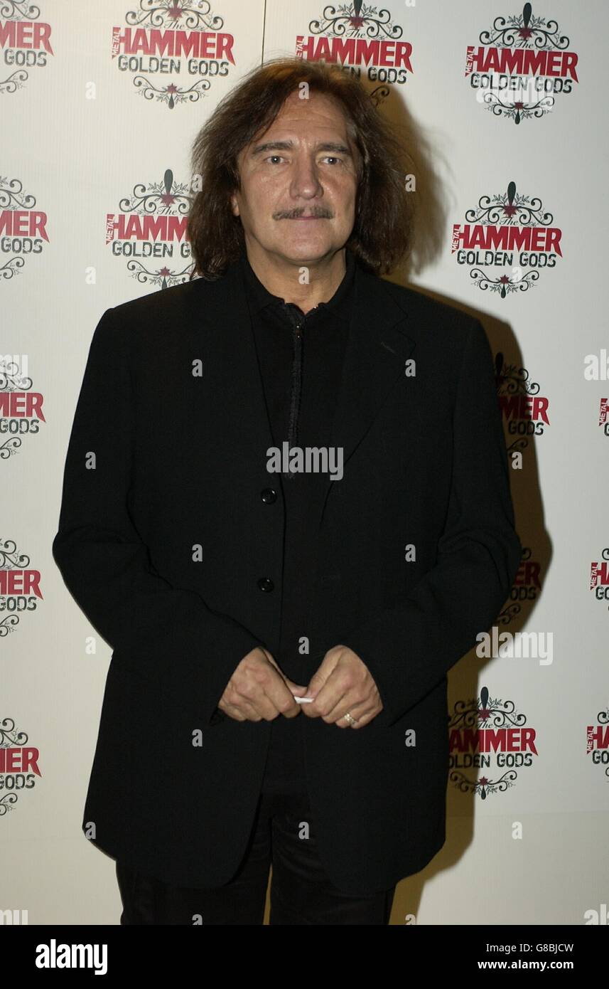 Metal Hammer Golden Gods Awards - The Astoria. Geezer Butler Stock ...