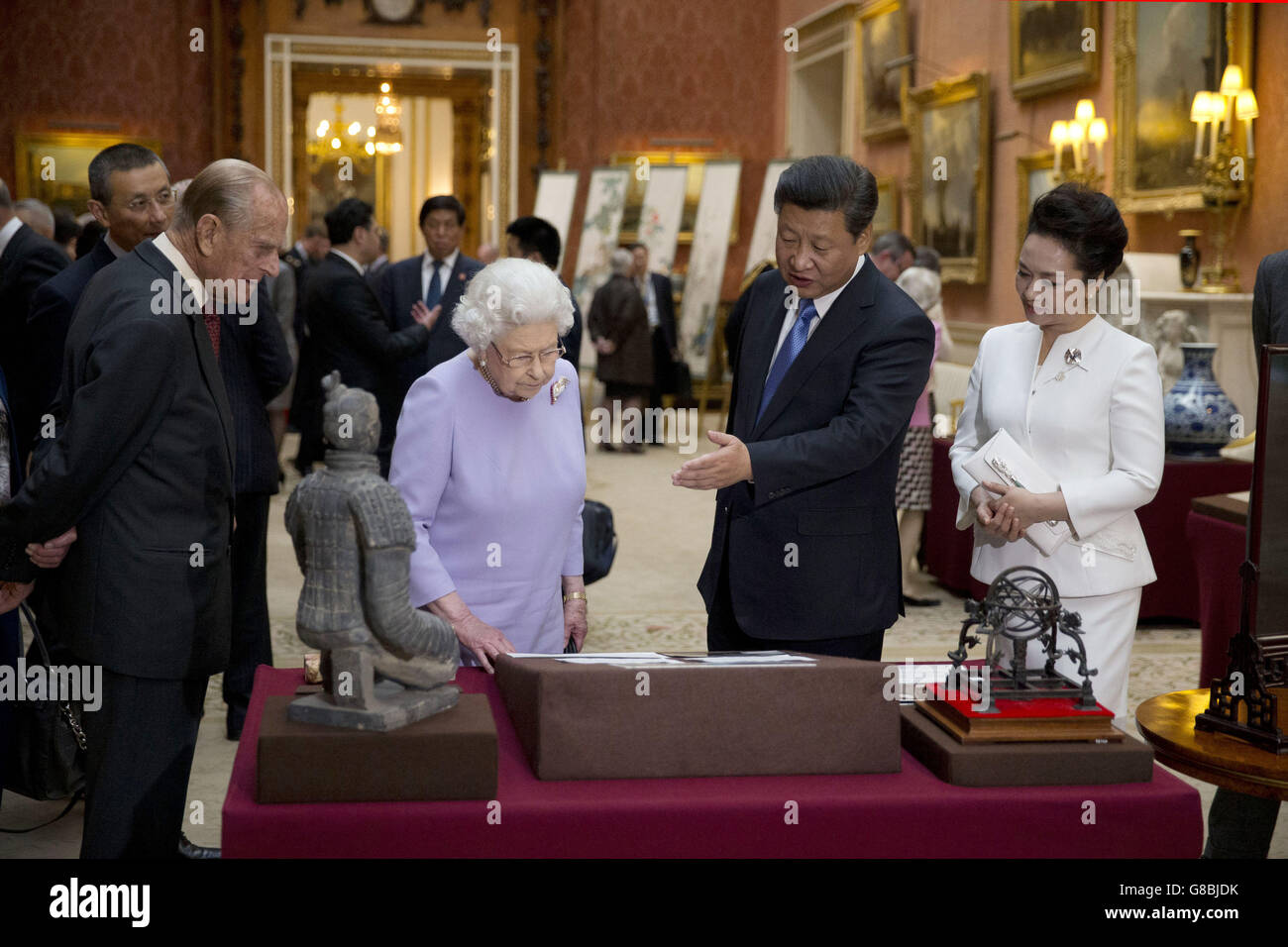Chinese President state visit - Day One Stock Photo - Alamy
