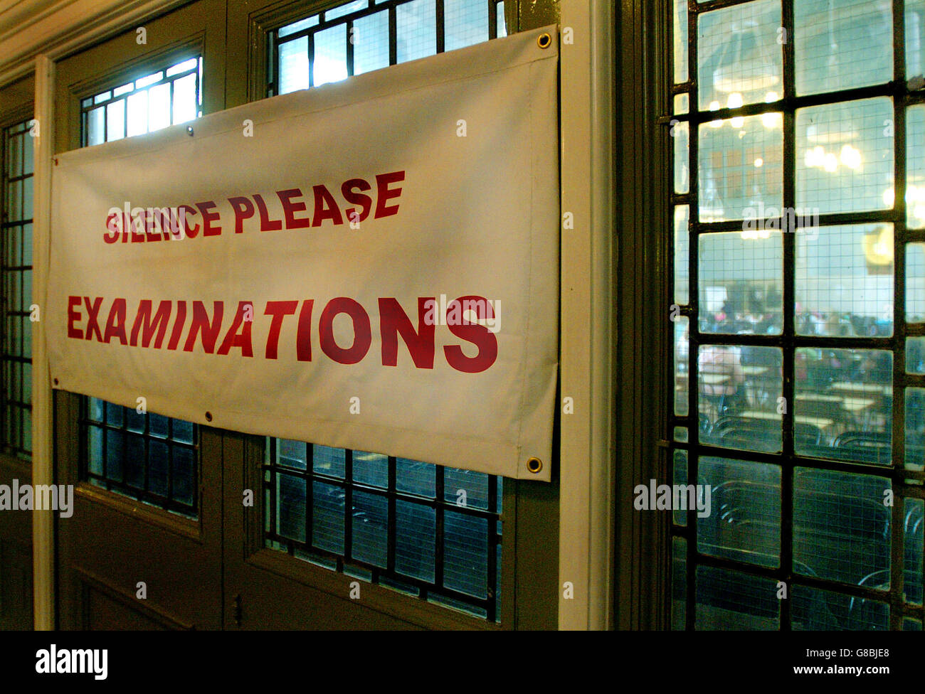 Exam in progress sign hi-res stock photography and images - Alamy