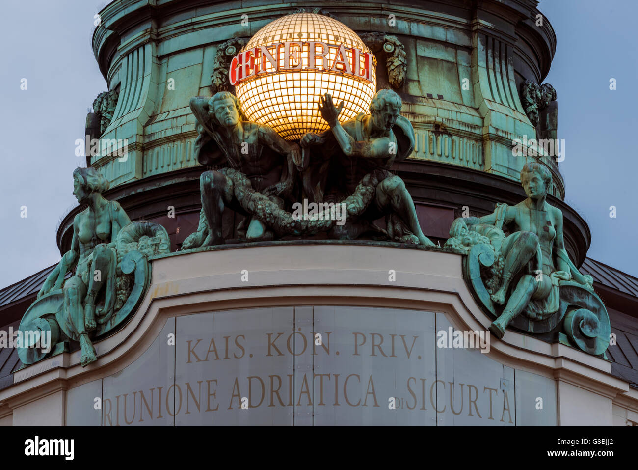 Generali building, Albertinaplatz, Vienna, Austria Stock Photo - Alamy