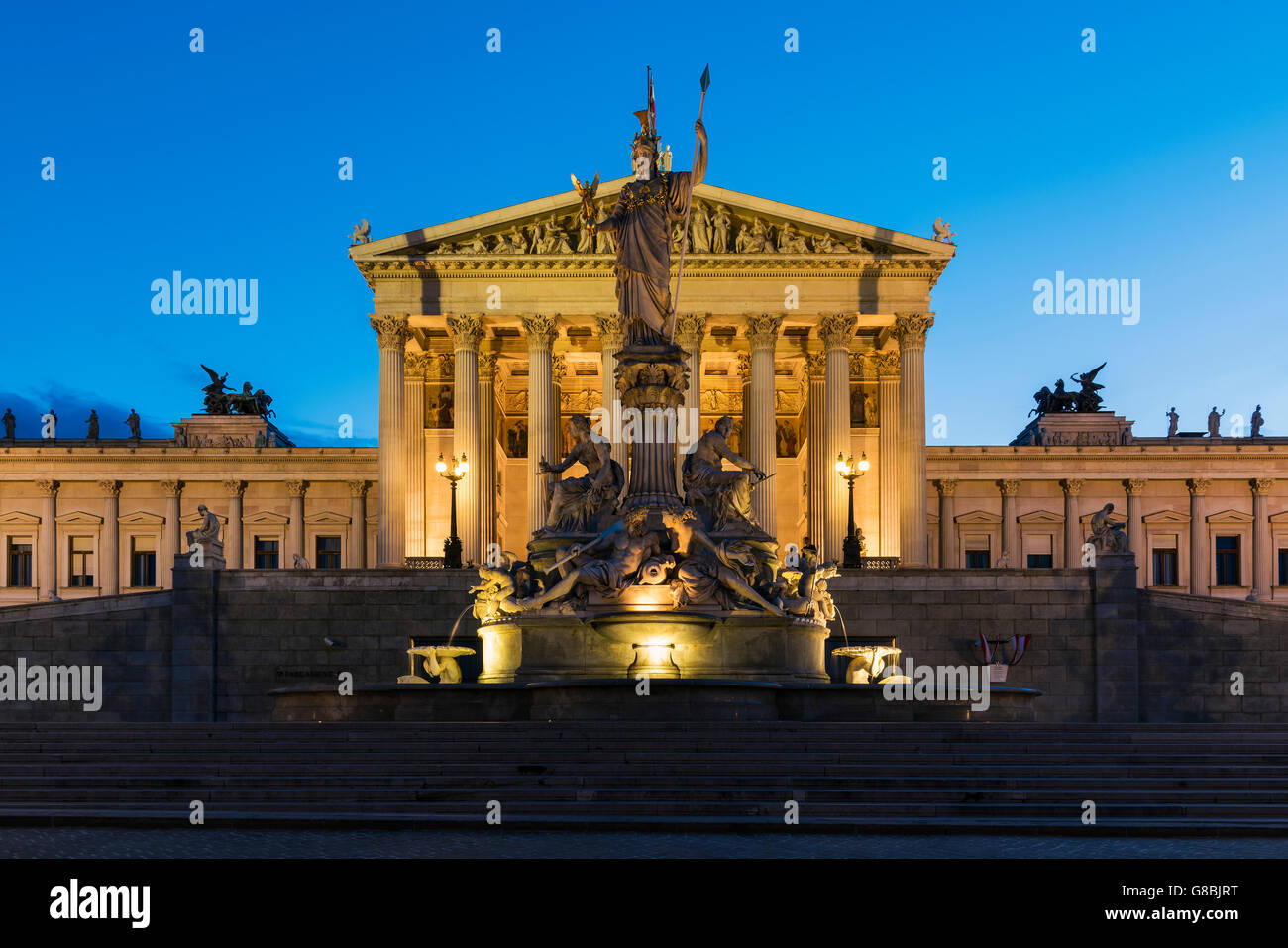 Austrian Parliament Building, Vienna, Austria Stock Photo - Alamy