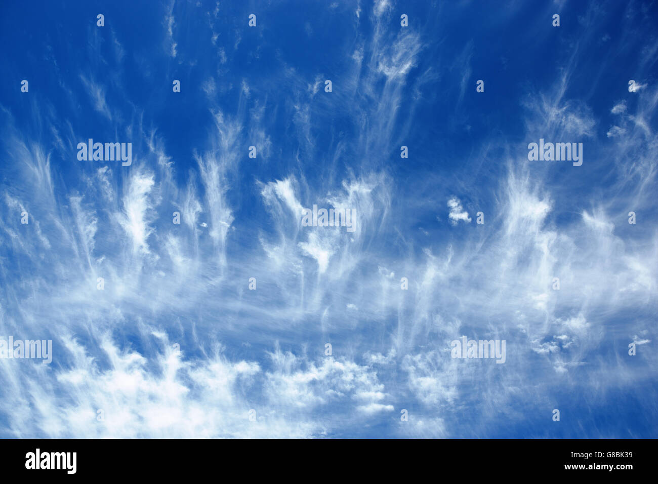 Detail of a cirrus cloud Stock Photo - Alamy