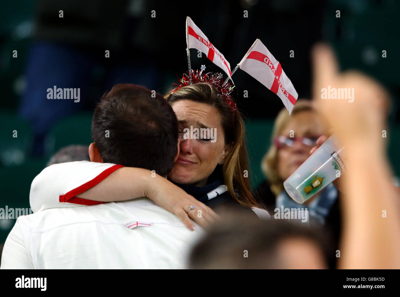 Crying fans rugby world cup hi-res stock photography and images - Alamy