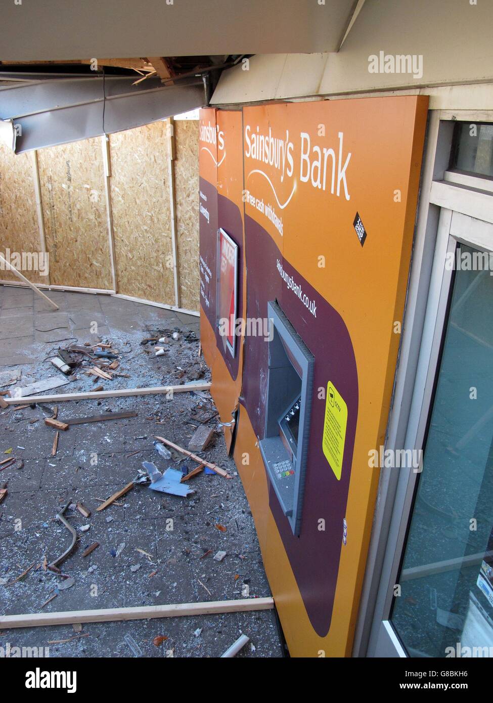 The scene outside the Sainsbury's store in Trinity Street, Coventry, as ...