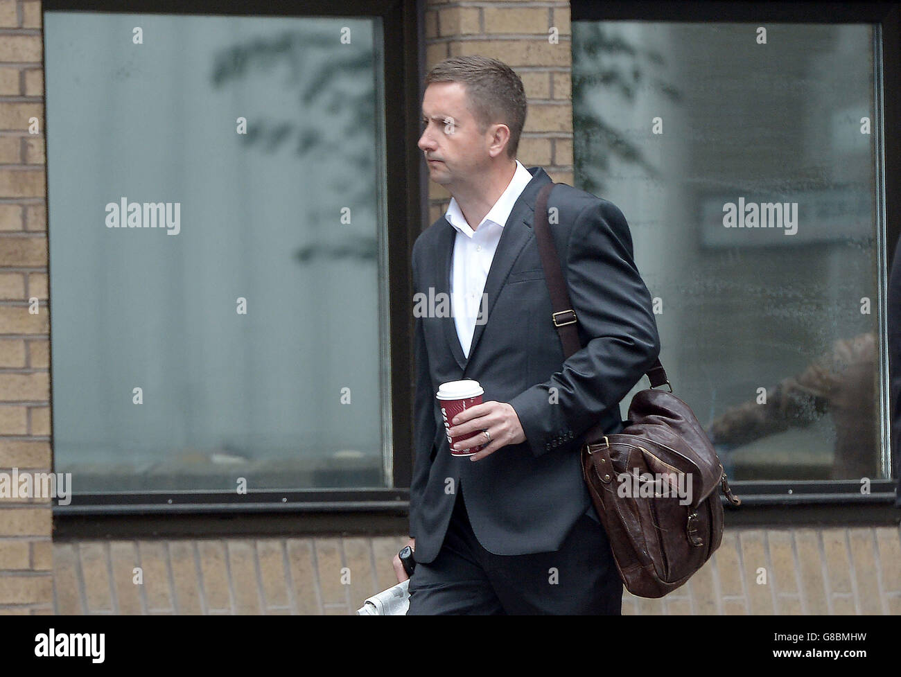 Broker colin goodman arrives at southwark crown court hi-res stock ...