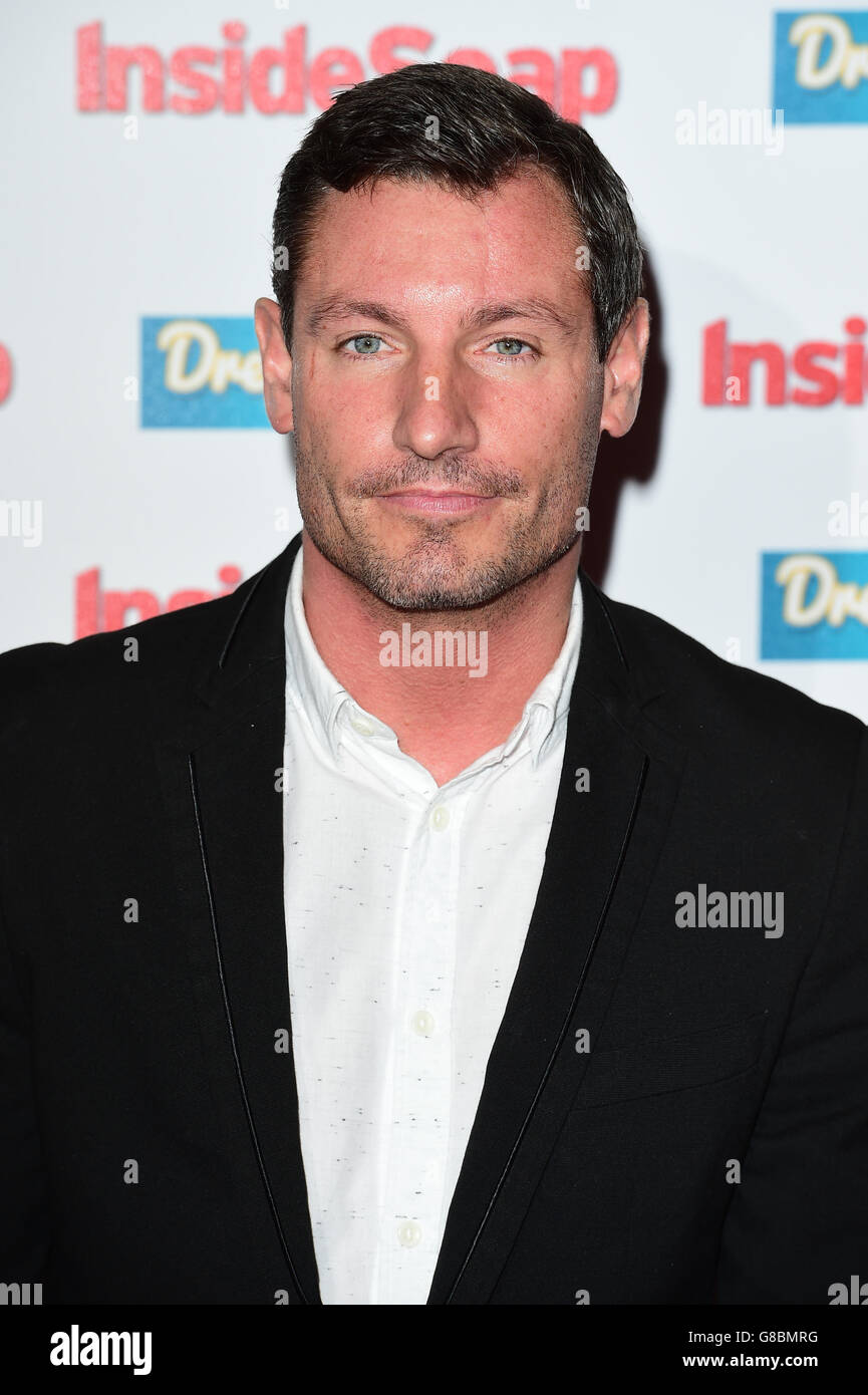 Dean Gaffney arriving for the Inside Soap Awards 2015 at DSTRKT, London ...