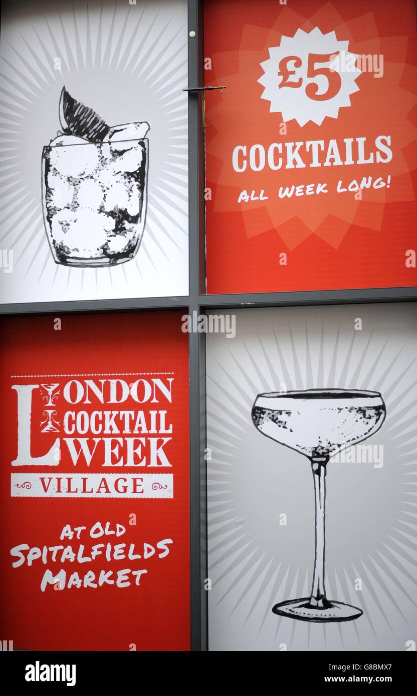 London Cocktail Week 2015 Stock Photo - Alamy