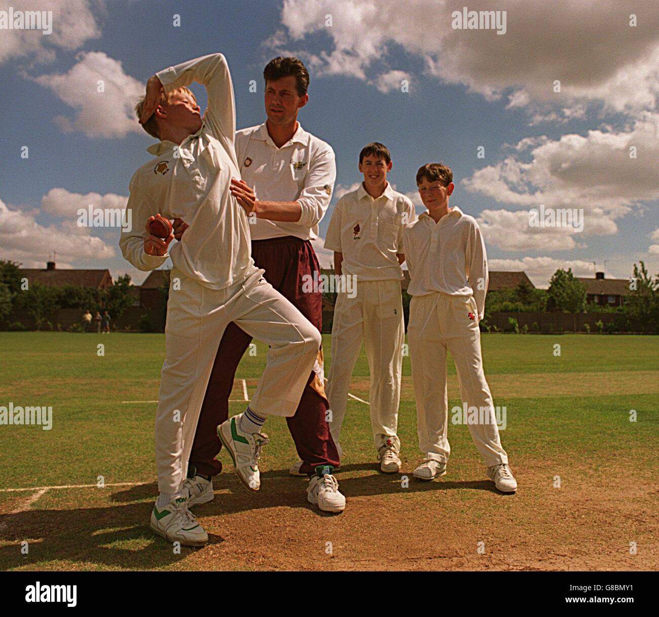 Neil Foster - Northampton Bowling Coach putting young cricketers right ...