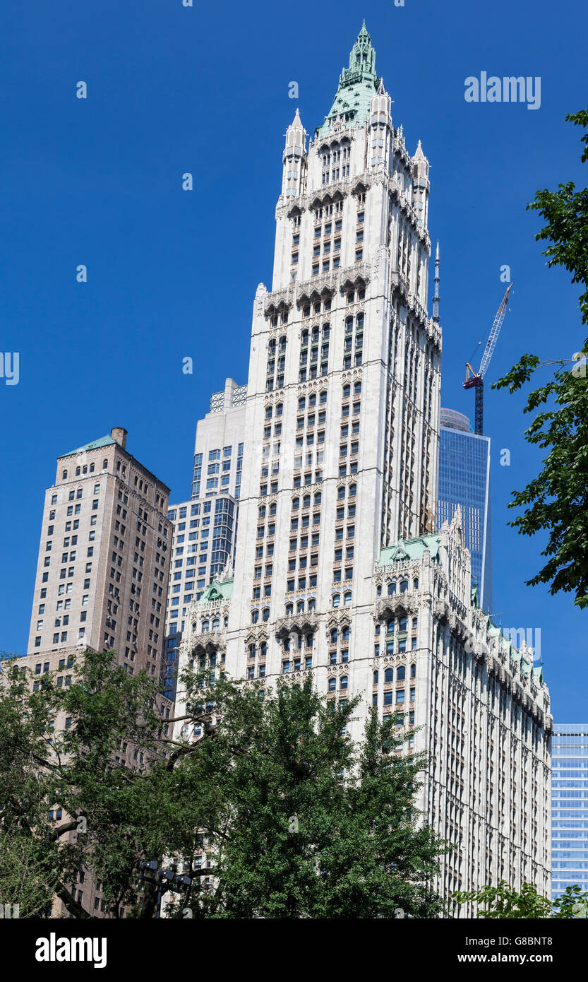 The Woolworth Building New York Cityt Stock Photo - Alamy