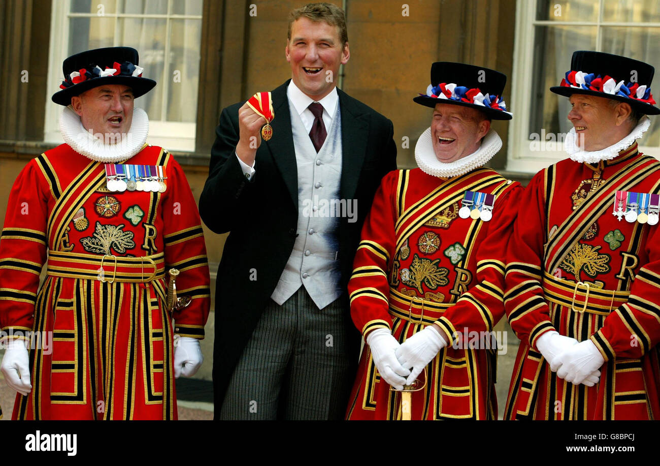 After Receiving His Knighthood From The Queen At Buckingham Palace High ...