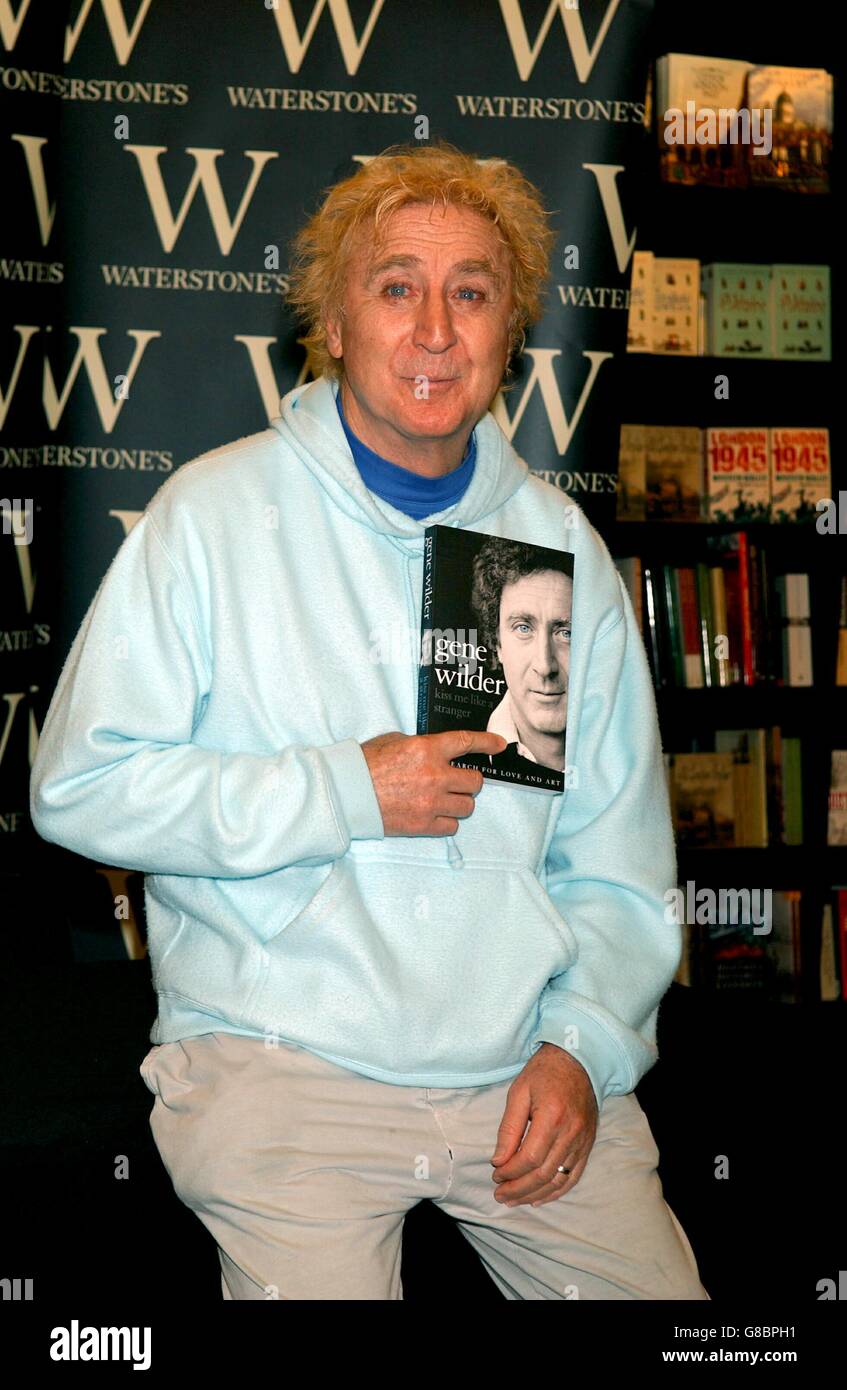 Gene Wilder - Kiss Me Like A Stranger Book Signing - Waterstone's ...