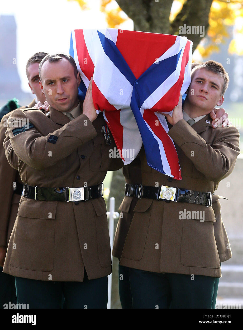 Coffin first world war hi-res stock photography and images - Alamy