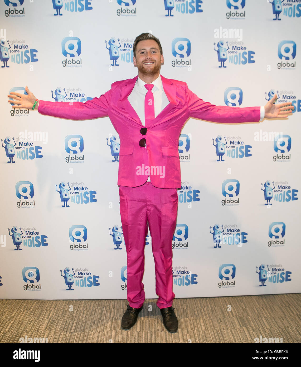 Global's Make Some Noise Charity Day. Toby Tarrant, radio presenter ...