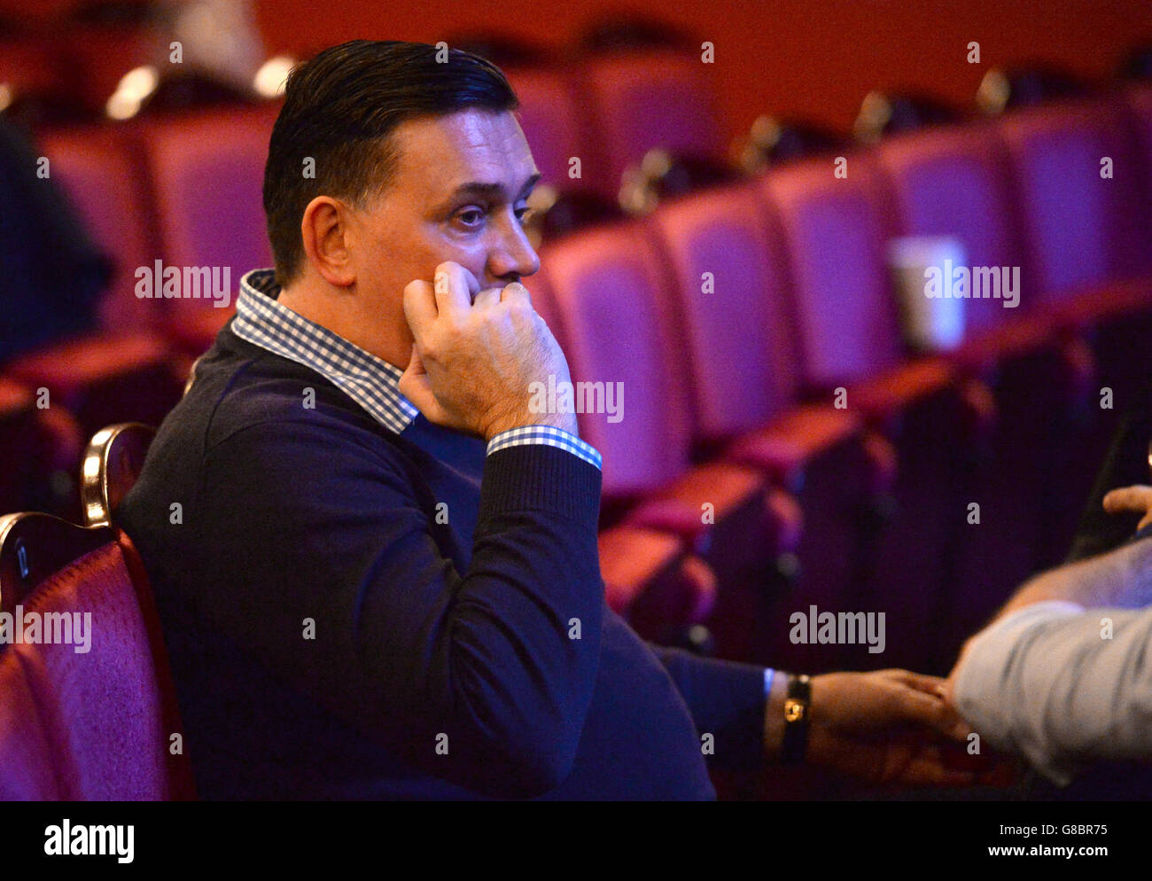 Stephen Brooker during the rehearsal for the Les Miserables 30th ...