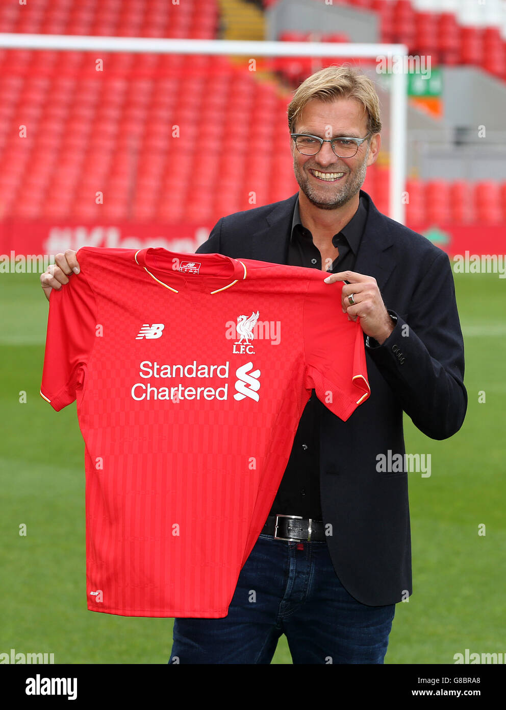 Soccer - Jurgen Klopp Press Conference - Anfield. New Liverpool manager ...