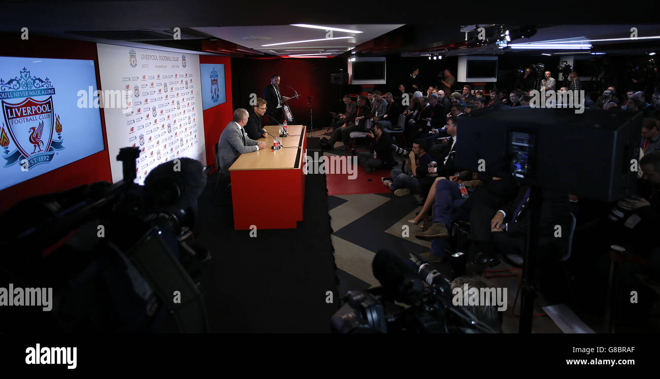 Soccer - Jurgen Klopp Press Conference - Anfield Stock Photo - Alamy