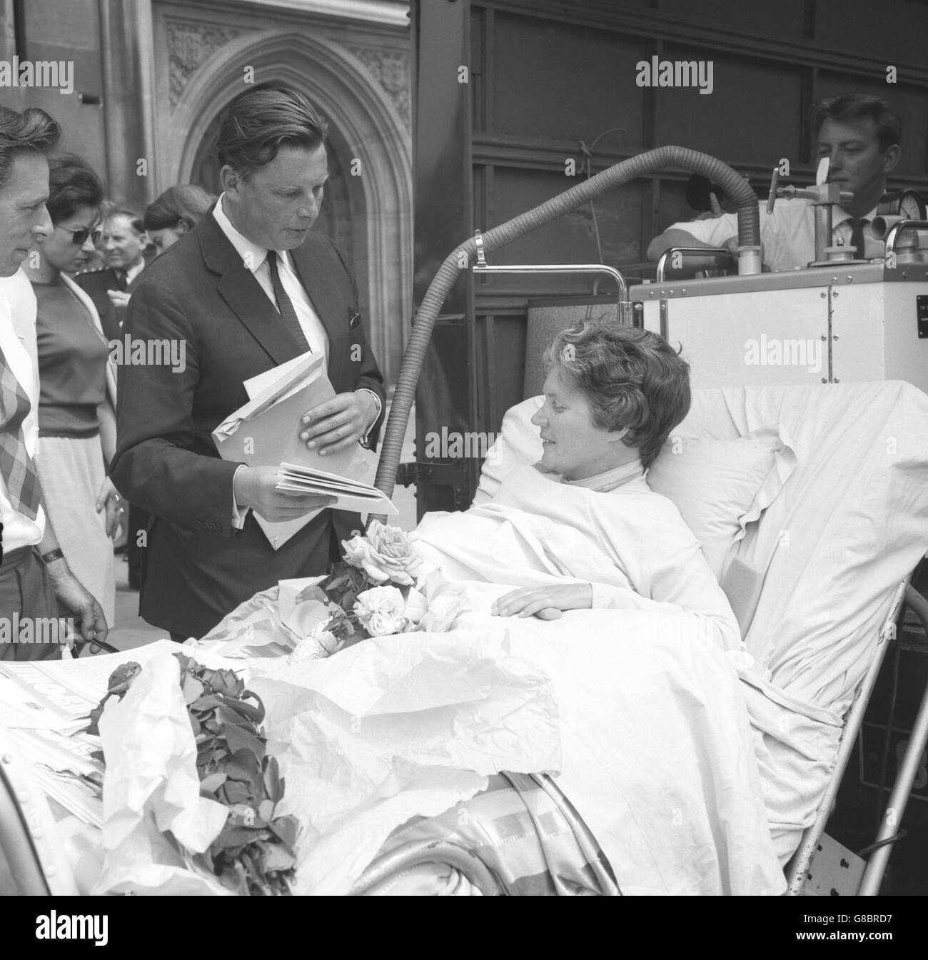 Ann Armstrong, of Newbury, Berkshire, who is almost totally paralysed ...