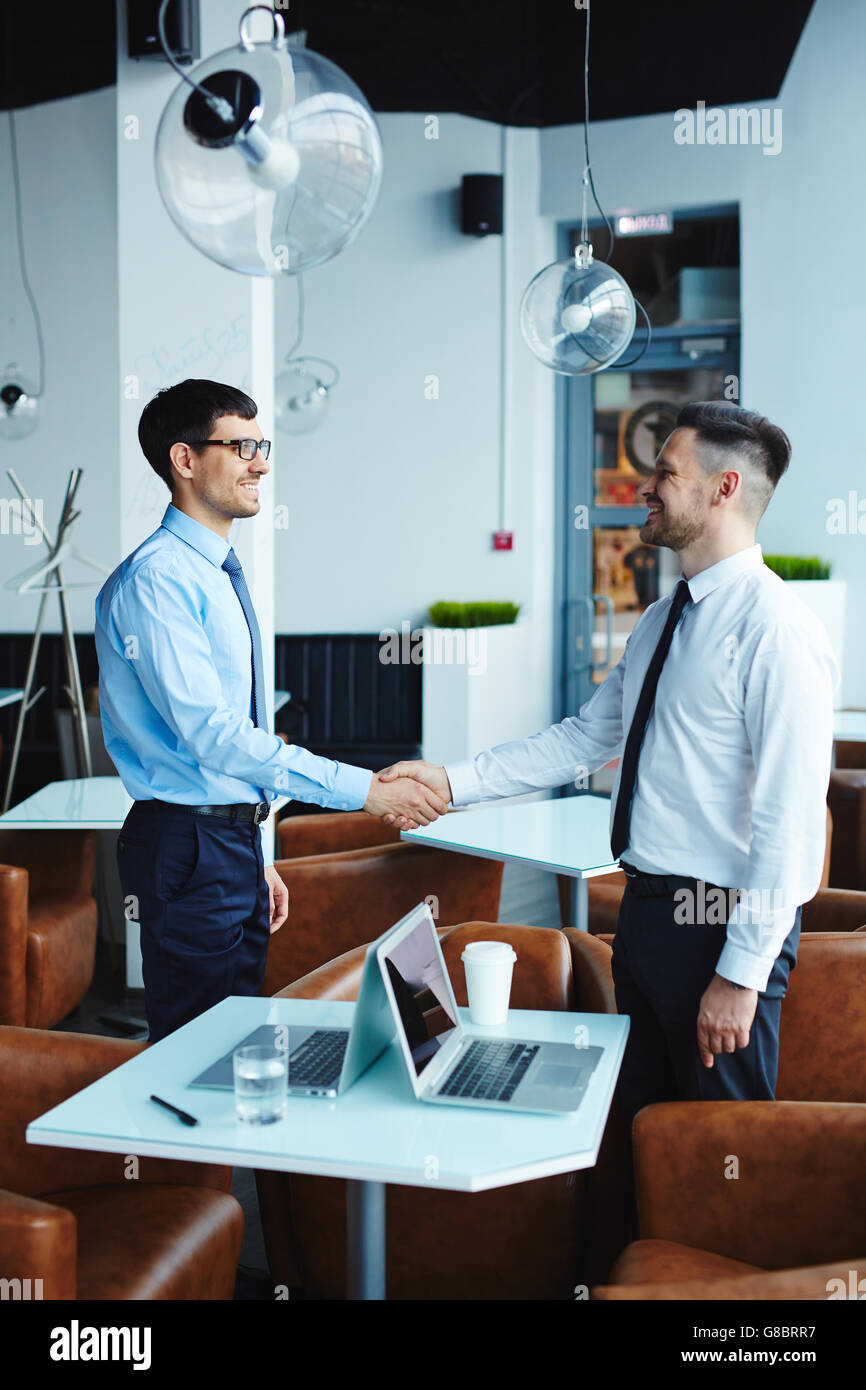 Gesture of greeting Stock Photo - Alamy