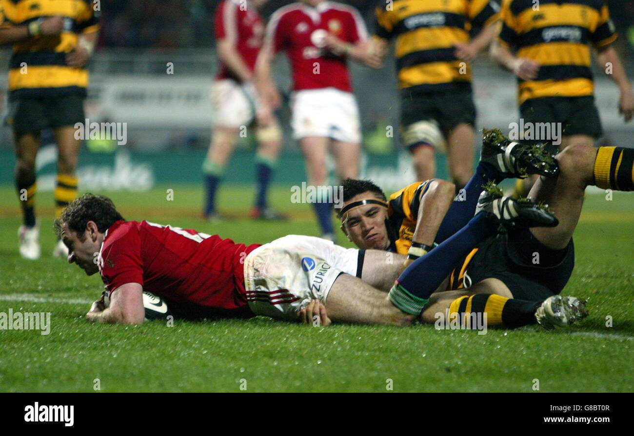 Rugby Union - Taranaki v British & Irish Lions - Yarrow Stadium Stock ...