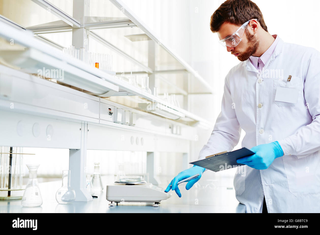 Scientist at work Stock Photo - Alamy