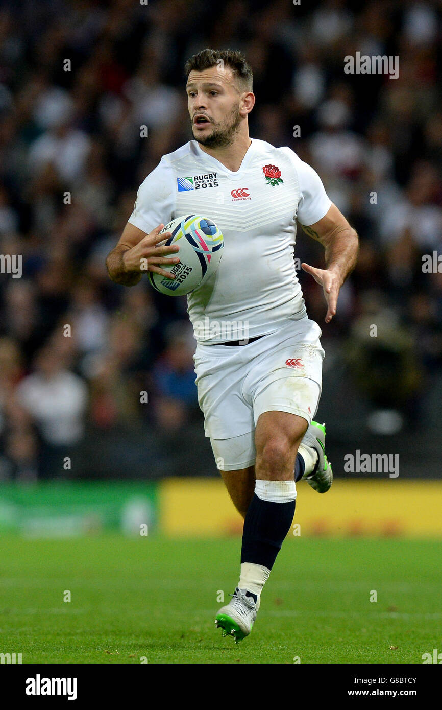 England's Danny Care during the Rugby World Cup match at the City of ...