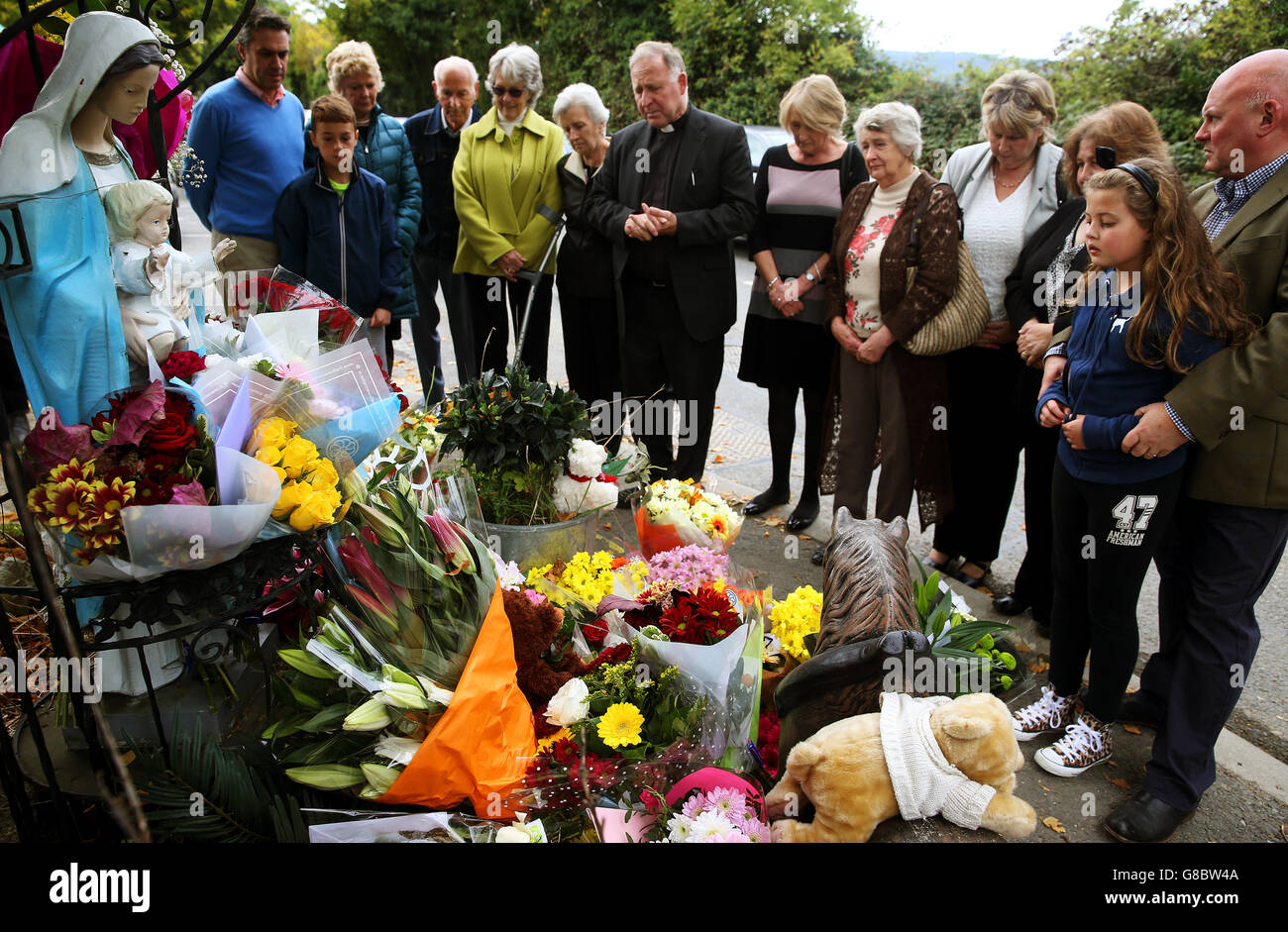 Dublin travellers halting site fire Stock Photo - Alamy