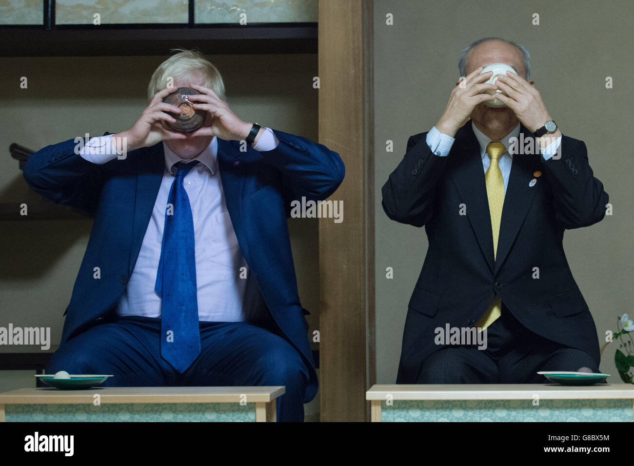 Boris Johnson visit to Japan - Day Three Stock Photo - Alamy