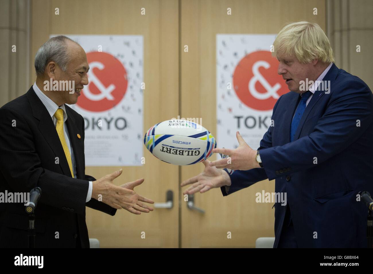 Boris Johnson visit to Japan - Day Three Stock Photo - Alamy