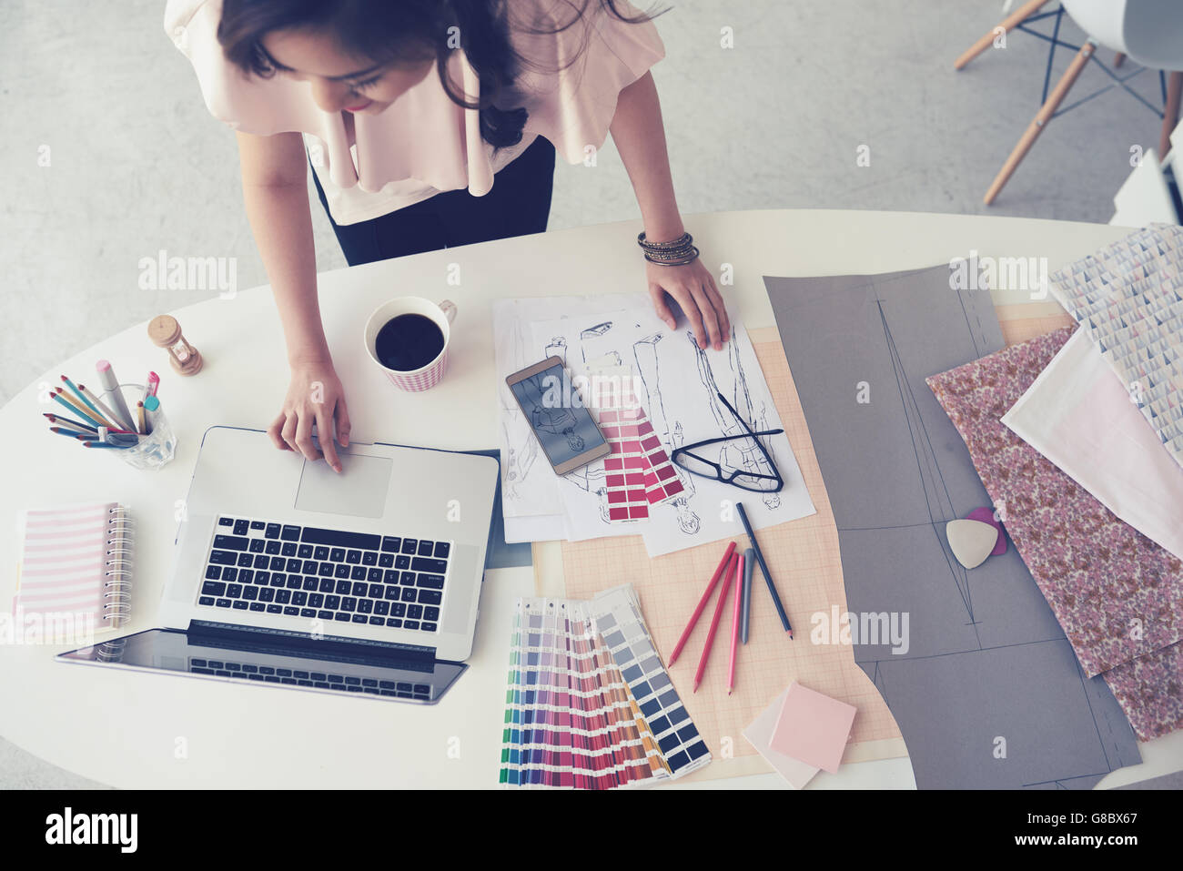 Young asian woman designer hi-res stock photography and images - Alamy